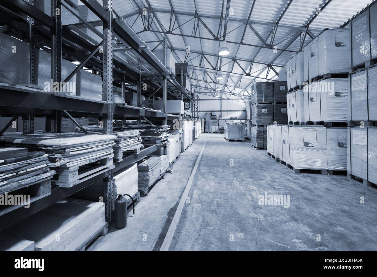 storage of goods in a modern warehouse Stock Photo - Alamy