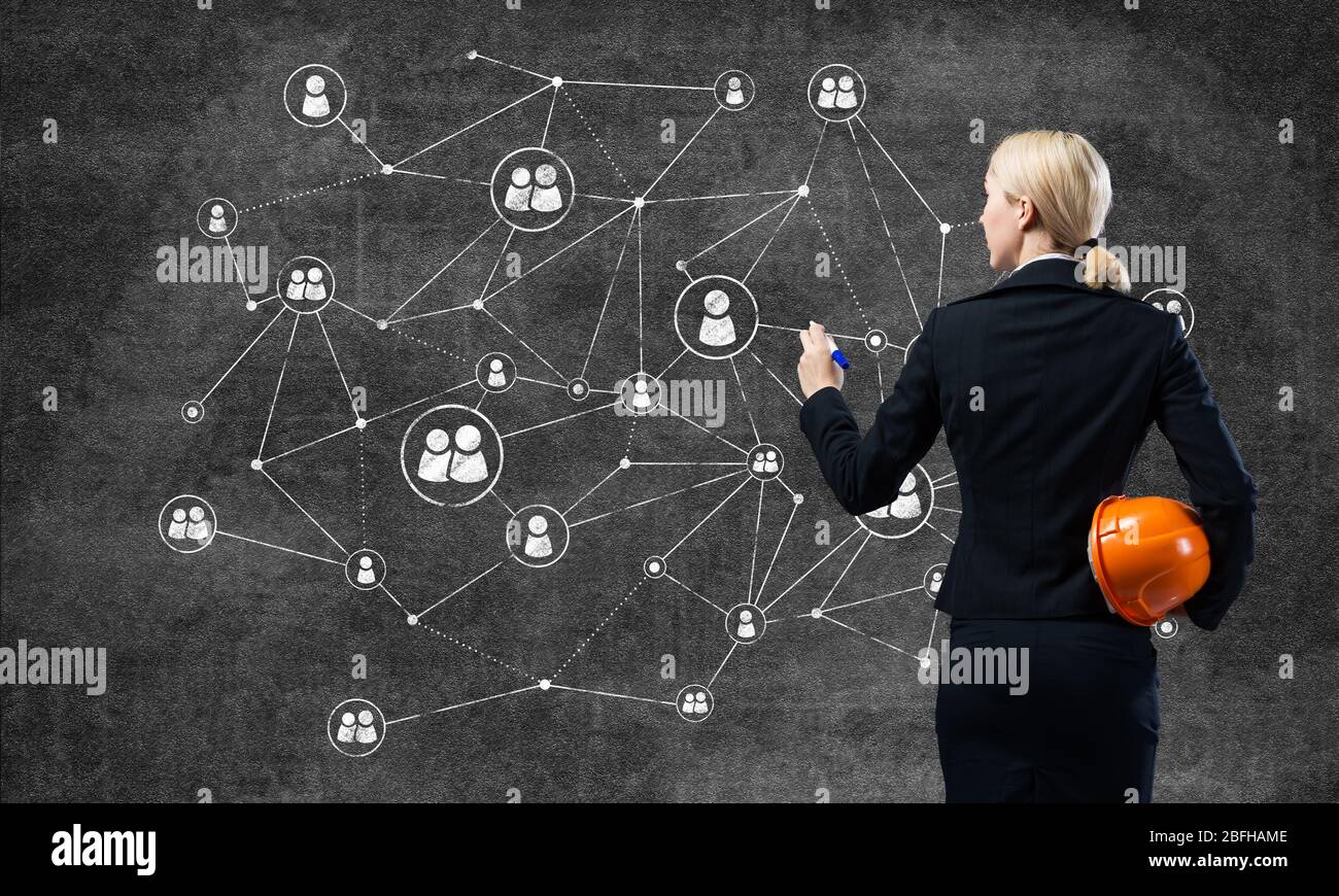 Network interaction hi-res stock photography and images - Alamy