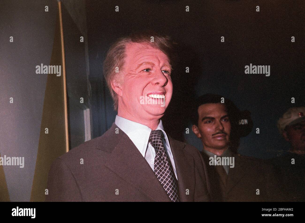 wax figure of Jimmy Carter at Louis Tussaud´s, April 1979, Brighton ...