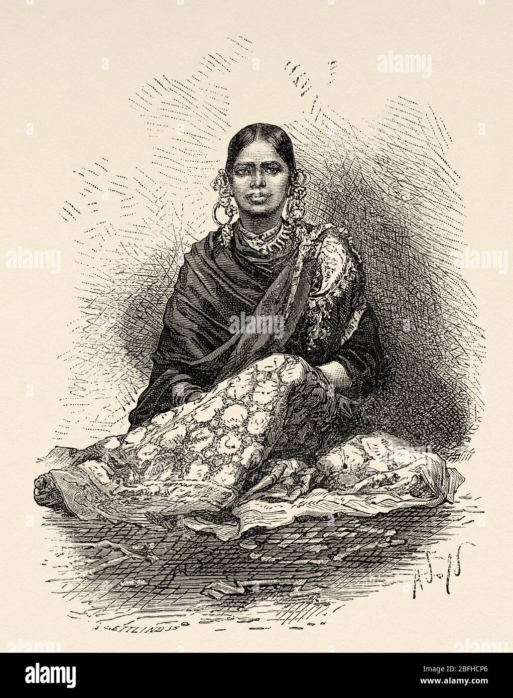 Portrait of devadasi hindu hi-res stock photography and images - Alamy