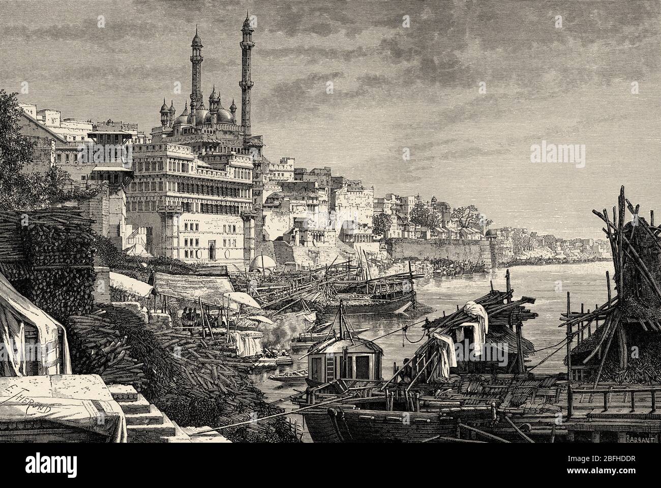 Varanasi mughal architecture hi-res stock photography and images - Alamy