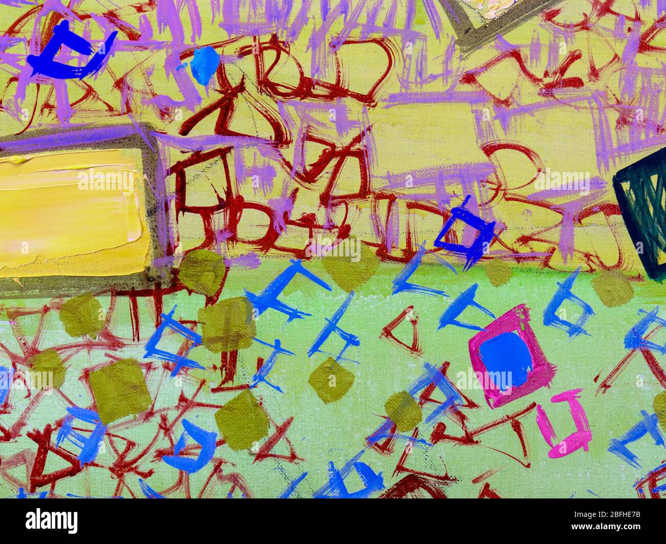 oil painting fragment, abstract illustration Stock Photo - Alamy