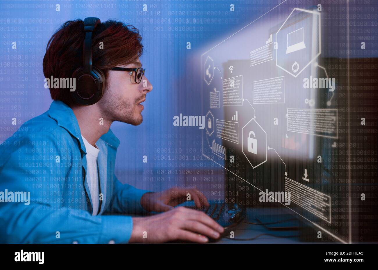 Cloud hacker padlock cyber hi-res stock photography and images - Alamy