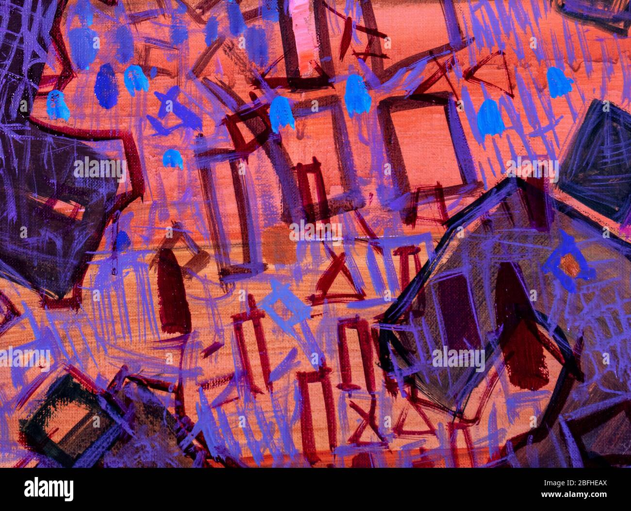 oil painting fragment, abstract illustration Stock Photo - Alamy