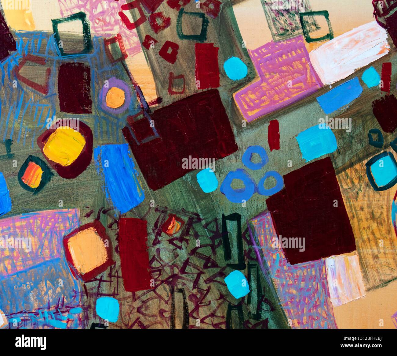 oil painting fragment, abstract illustration Stock Photo - Alamy