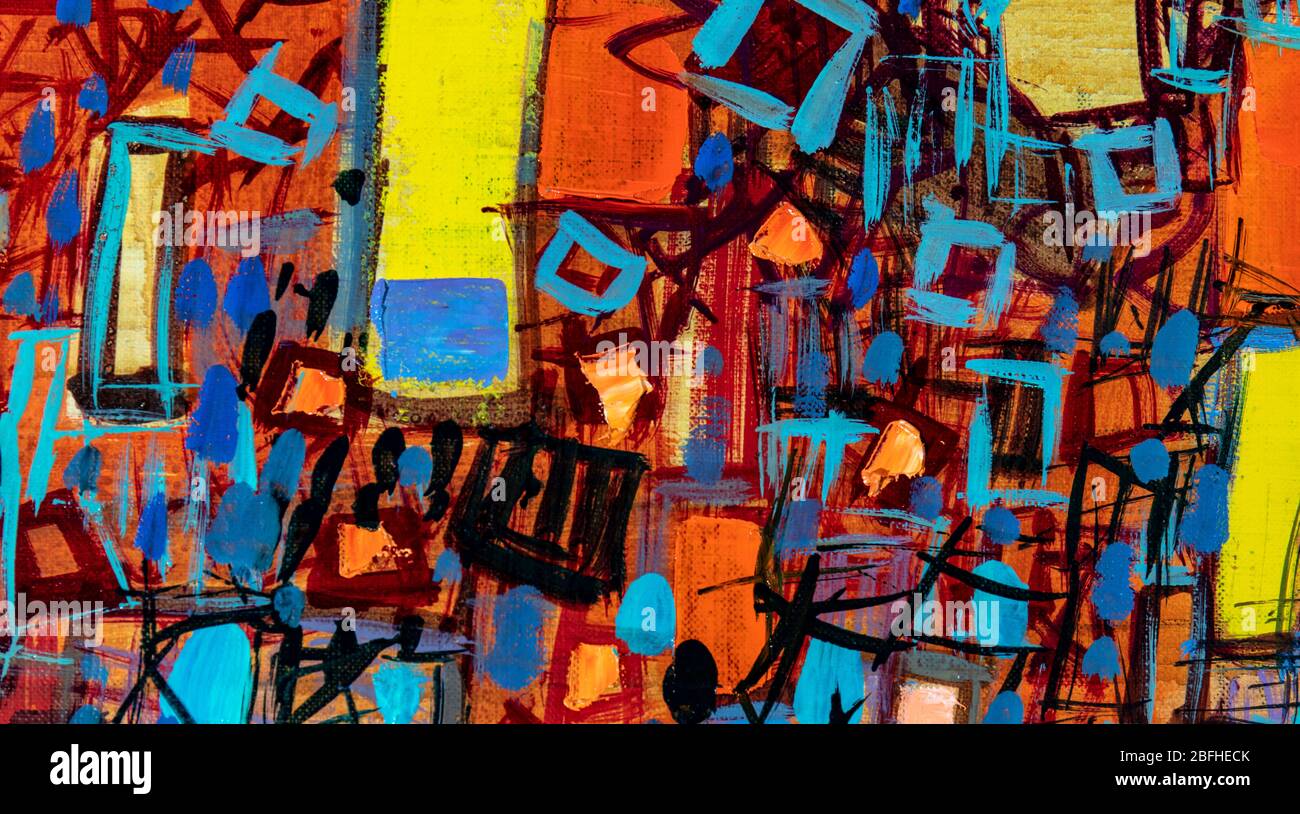 oil painting fragment, abstract illustration Stock Photo - Alamy