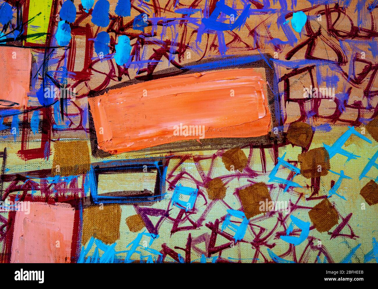 oil painting fragment, abstract illustration Stock Photo - Alamy