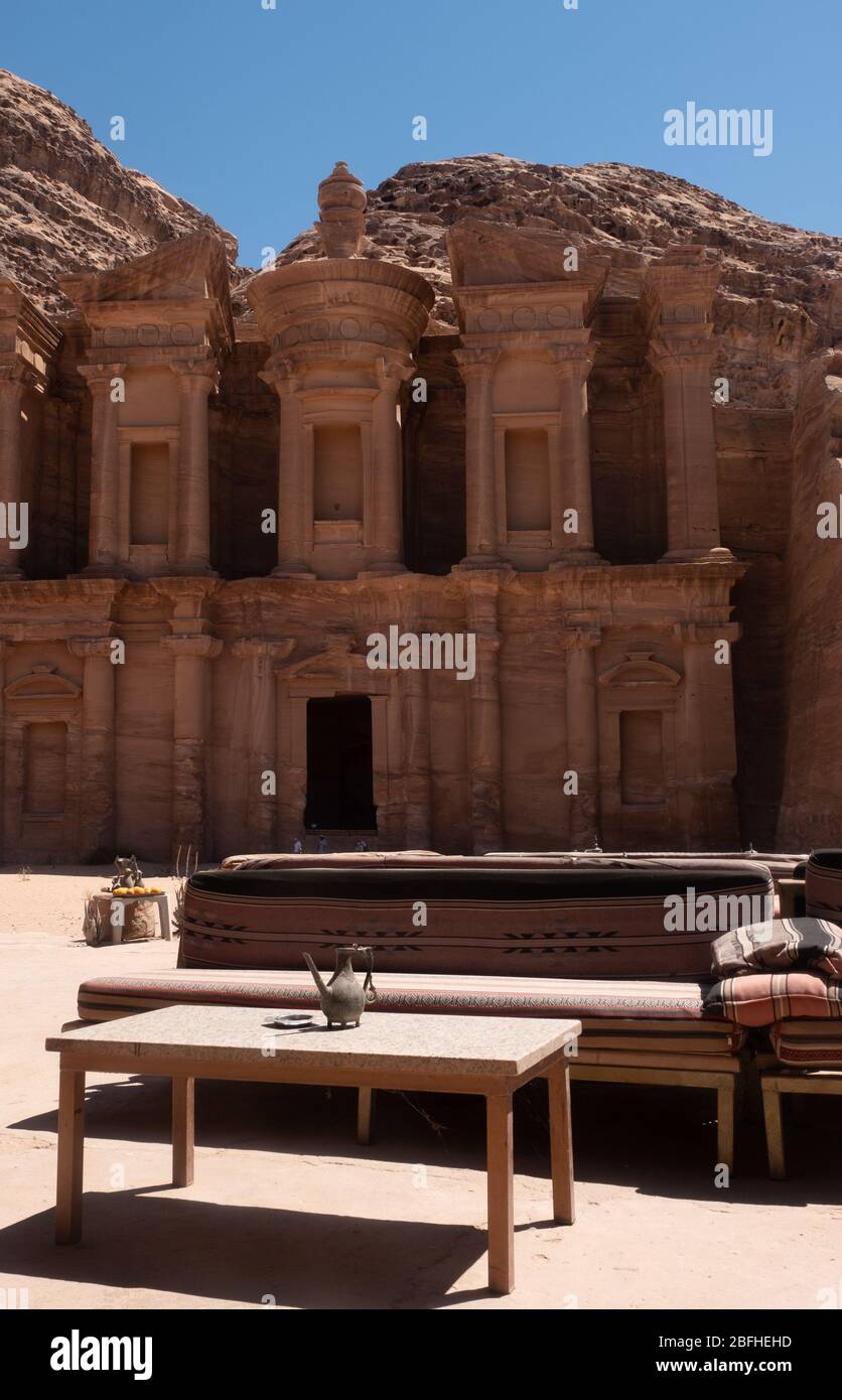 The Monastery, Petra's largest monument, in Jordan Stock Photo - Alamy