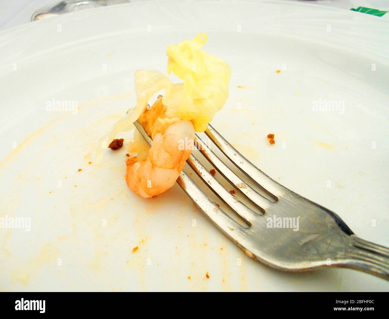 Prawn with fork hi-res stock photography and images - Alamy