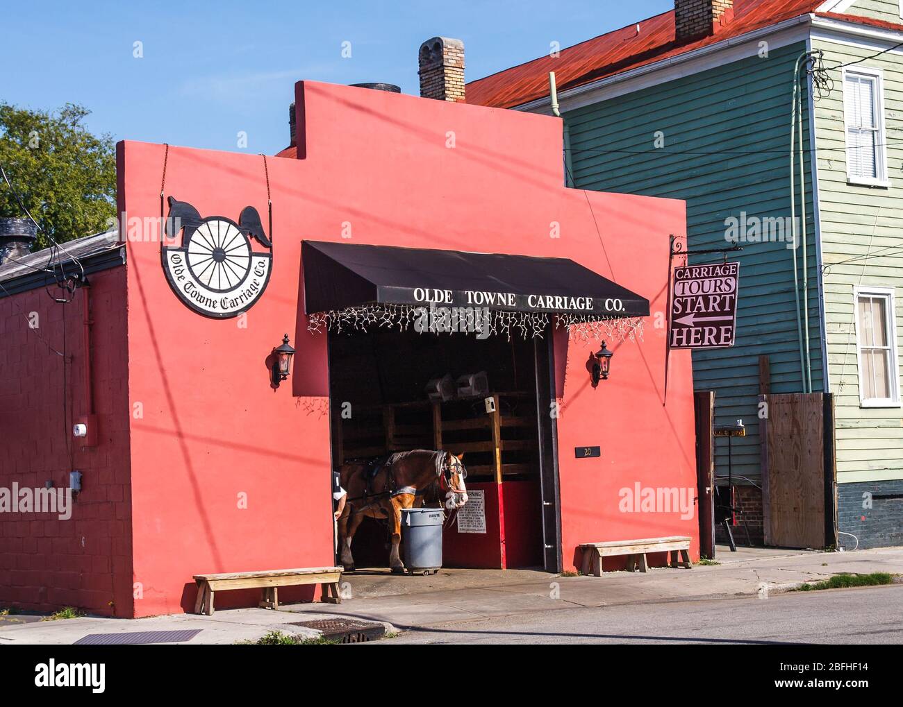 Olde Towne Carriage Company Stock Photo - Alamy