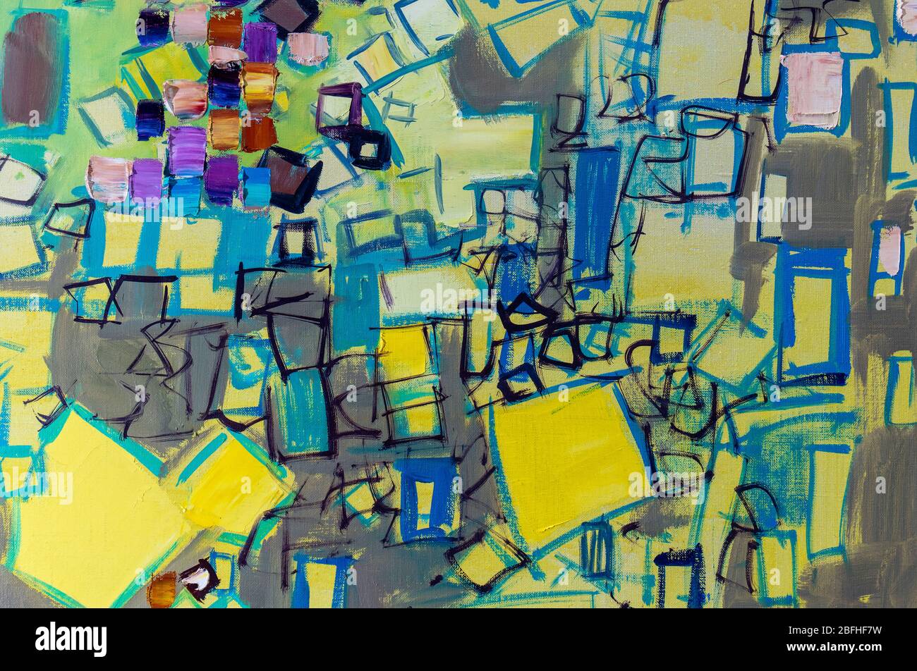 oil painting fragment, abstract illustration Stock Photo - Alamy