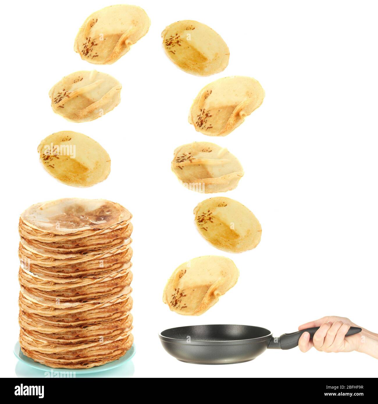 Flying pancake hi-res stock photography and images - Alamy