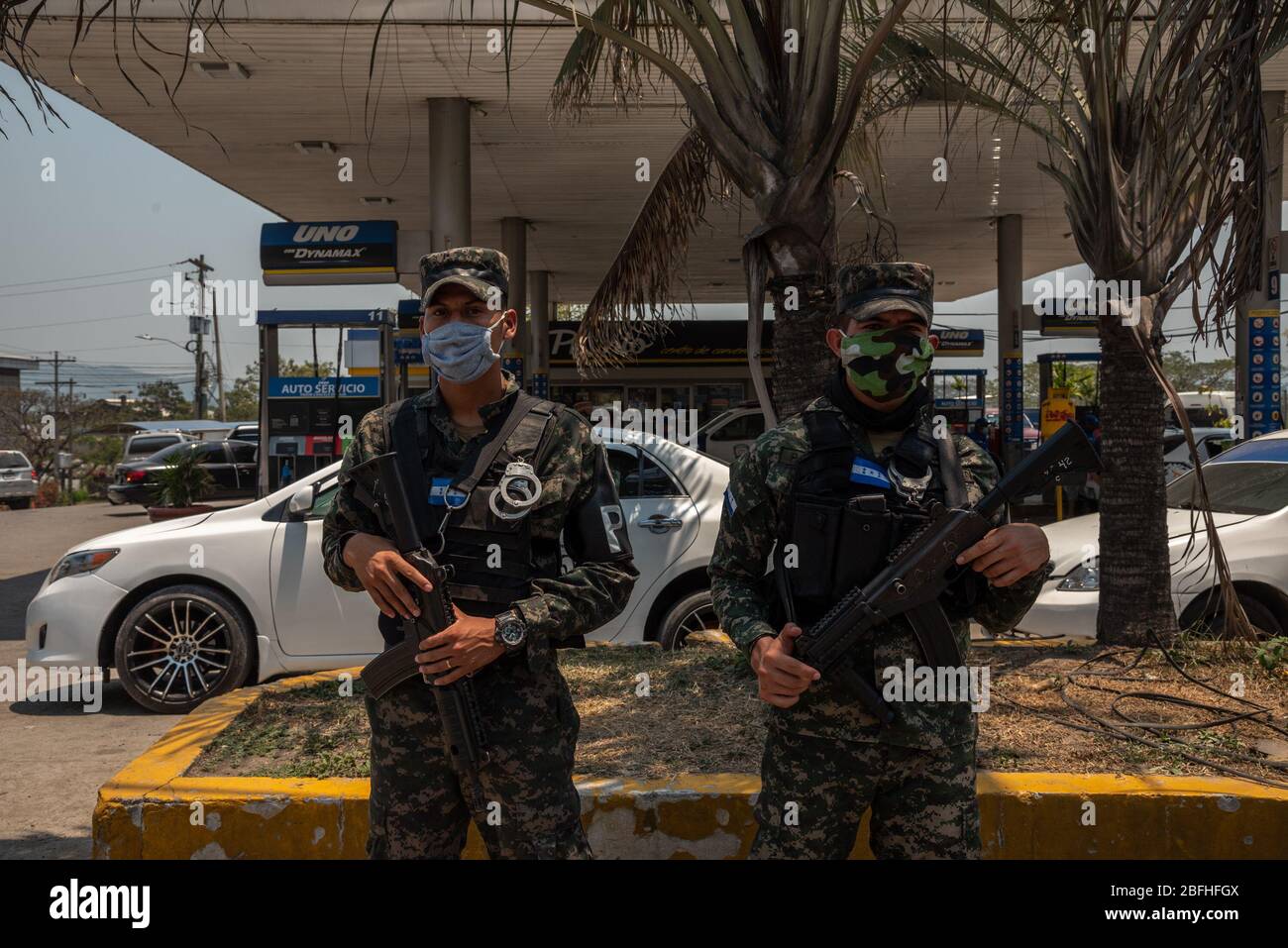 Honduran police hi-res stock photography and images - Alamy