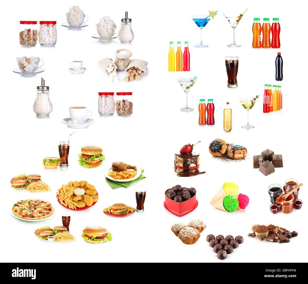 Donuts burger Cut Out Stock Images & Pictures - Alamy