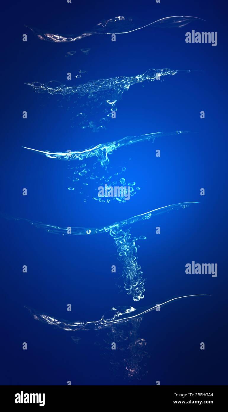 Deep water collage hi-res stock photography and images - Alamy
