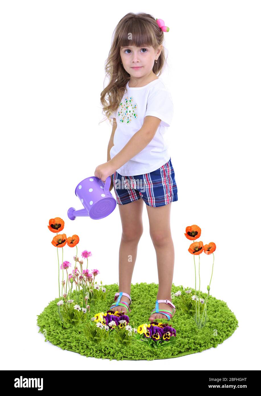 Child grass pot Cut Out Stock Images & Pictures - Alamy