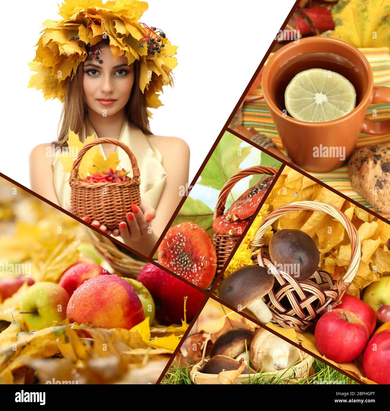 Face fruit collage hi-res stock photography and images - Alamy