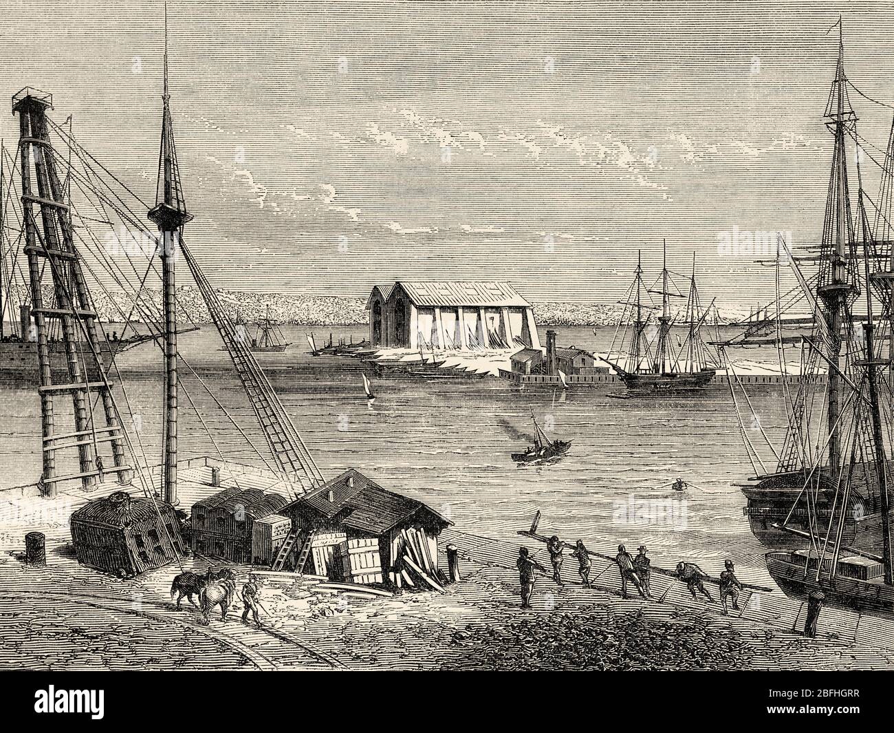 1800s sailing ship hi-res stock photography and images - Alamy