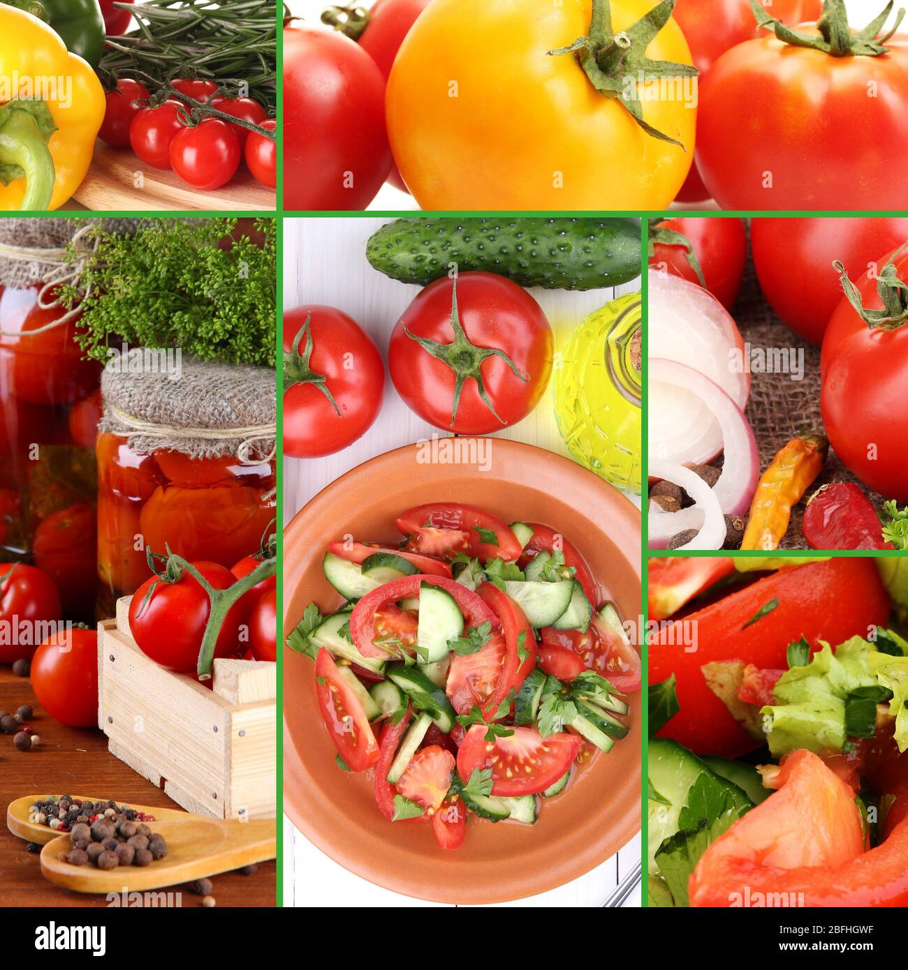 Collage of tomatoes Stock Photo - Alamy