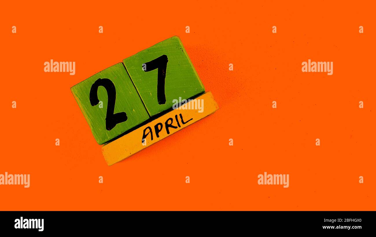 April calender background Stock Photo - Alamy