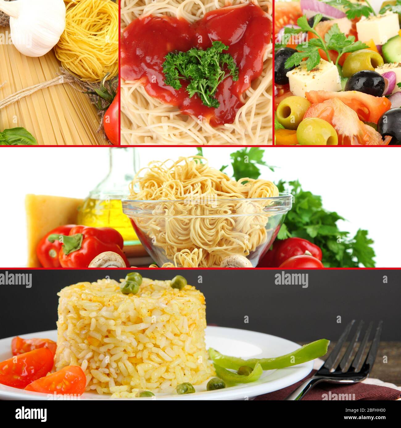 Food collage heart healthy hi-res stock photography and images - Alamy