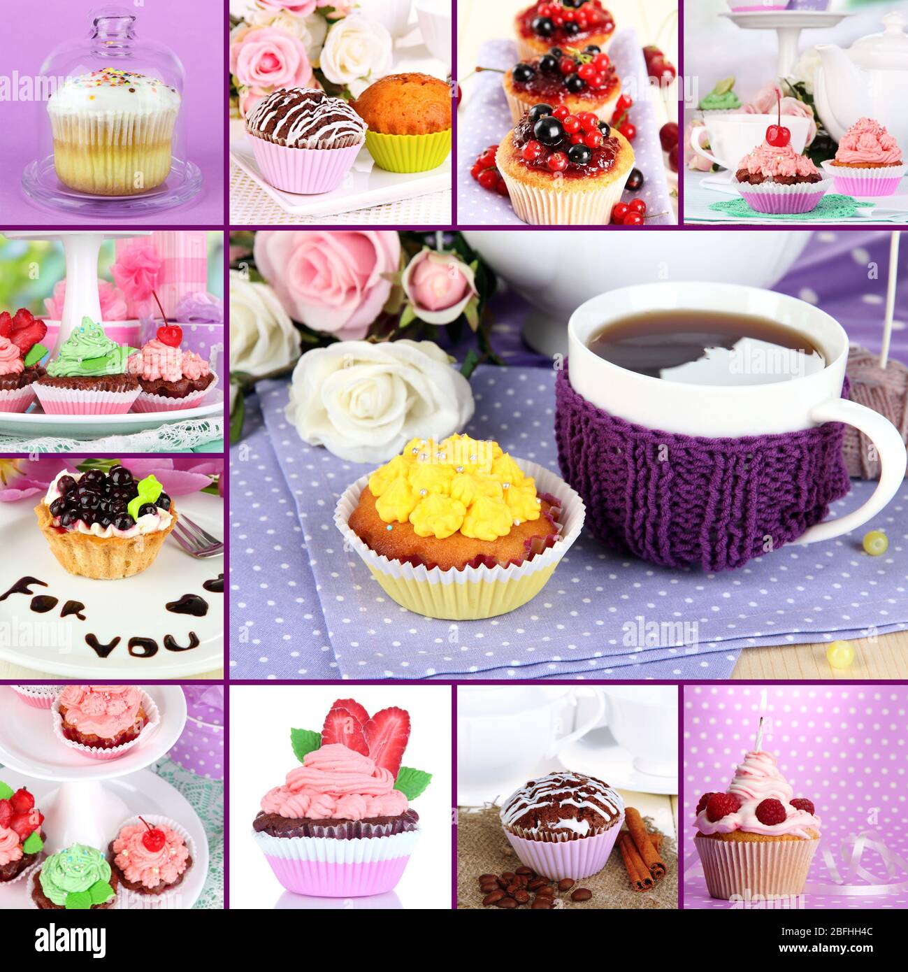 Silhouette cupcakes hi-res stock photography and images - Alamy