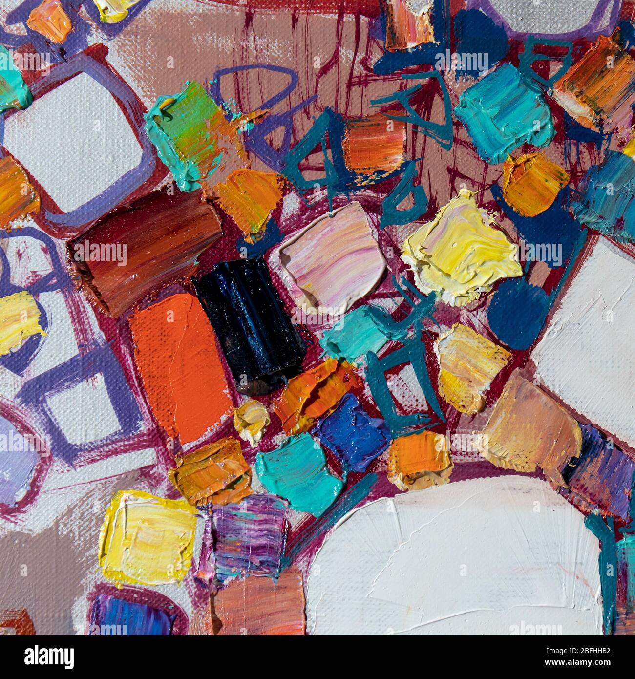 oil painting fragment, abstract illustration Stock Photo - Alamy