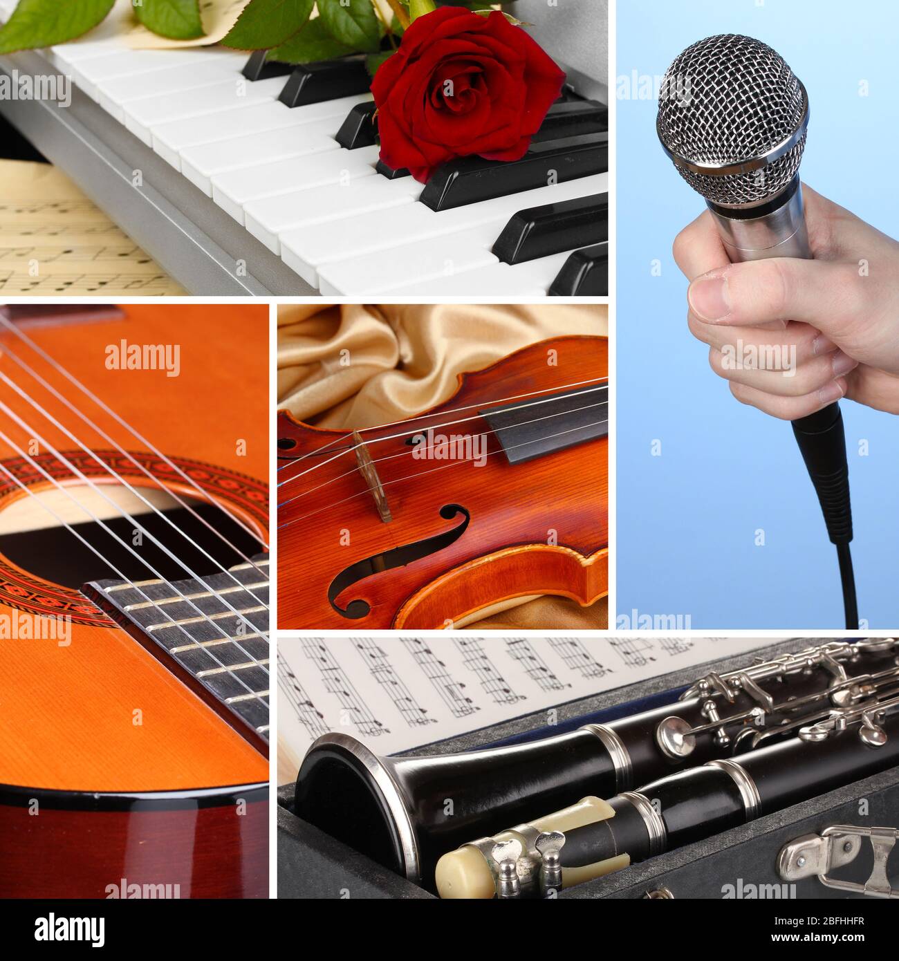 Musical Collage High Resolution Stock Photography and Images - Alamy