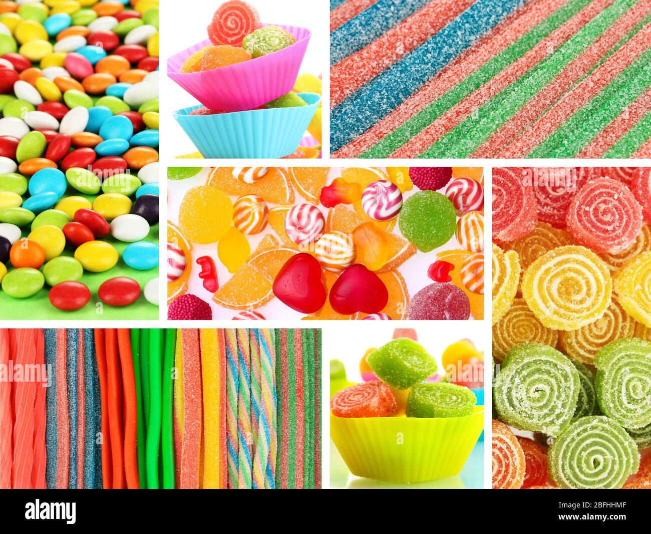 Jelly sweets different shape sweets hi-res stock photography and images ...
