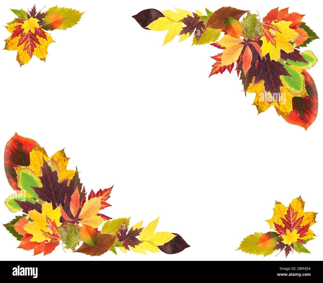 Yellow candle on the autumn leaves Cut Out Stock Images & Pictures - Alamy