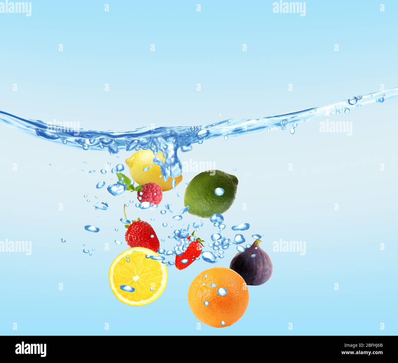 Fresh multivitamin juice healthy drink fruits tropical hi-res stock ...