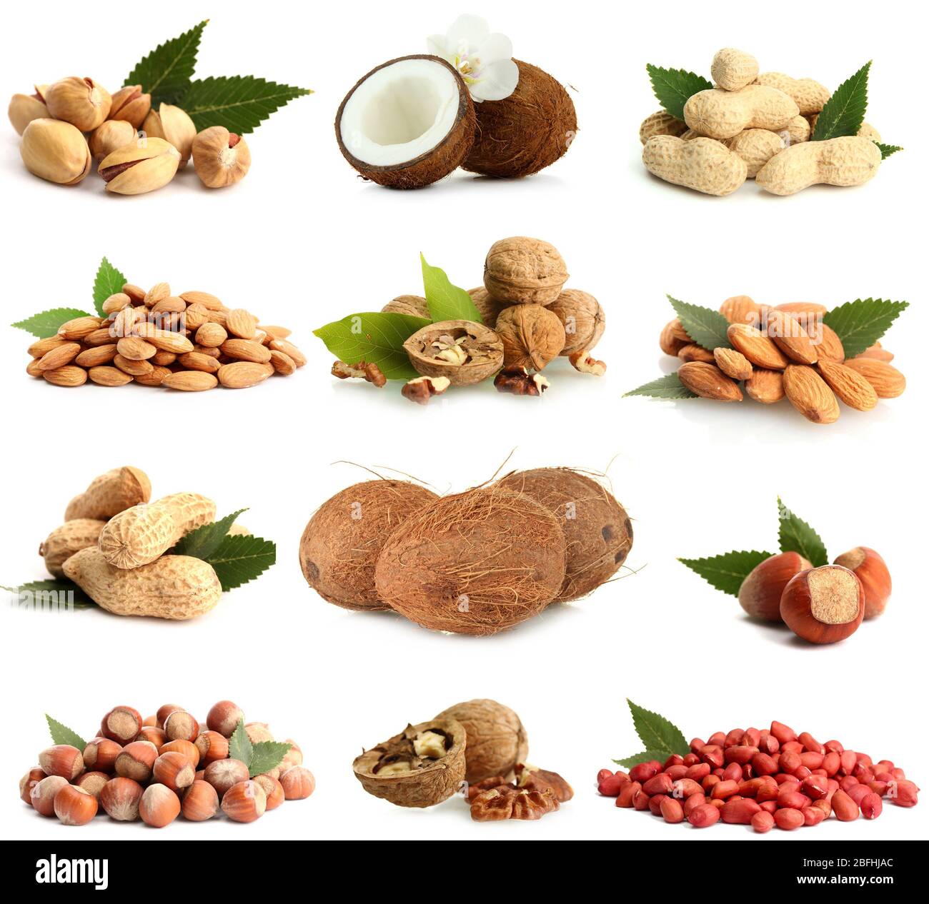 Collection of nuts with coconut hi-res stock photography and images - Alamy