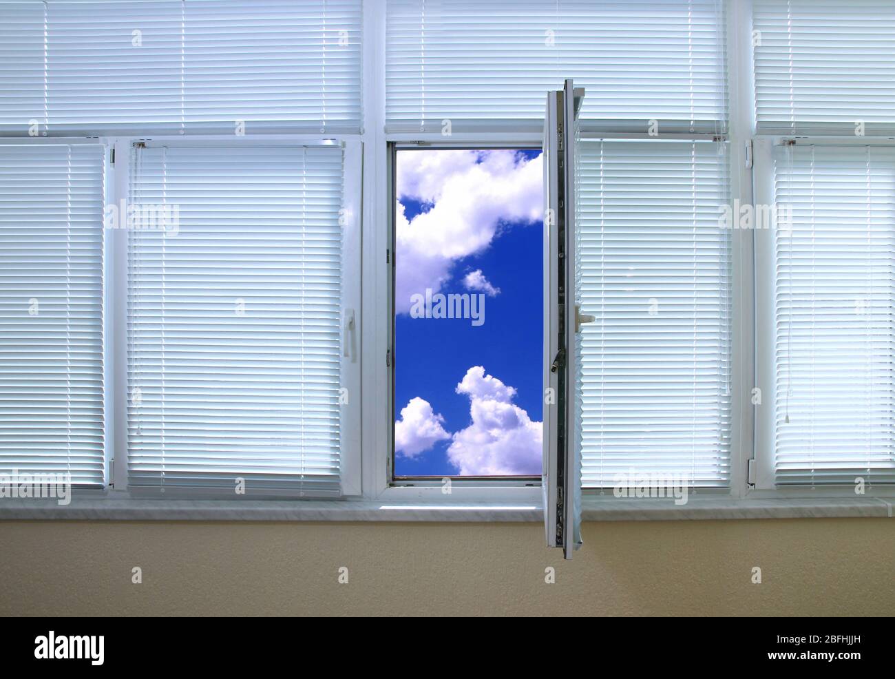 White lounge interior windows view hi-res stock photography and images ...