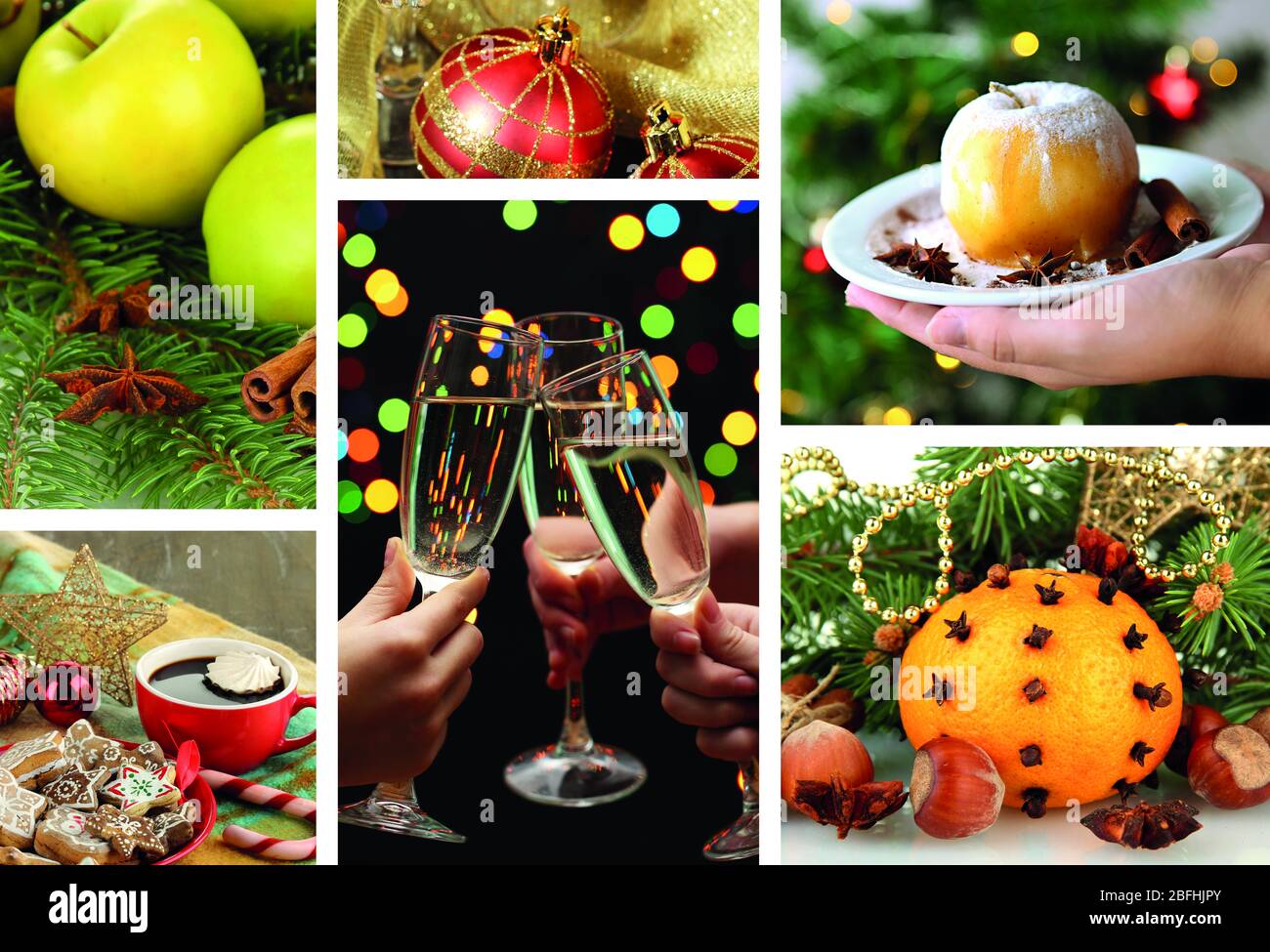 Collage tasty food drinks hi-res stock photography and images - Alamy