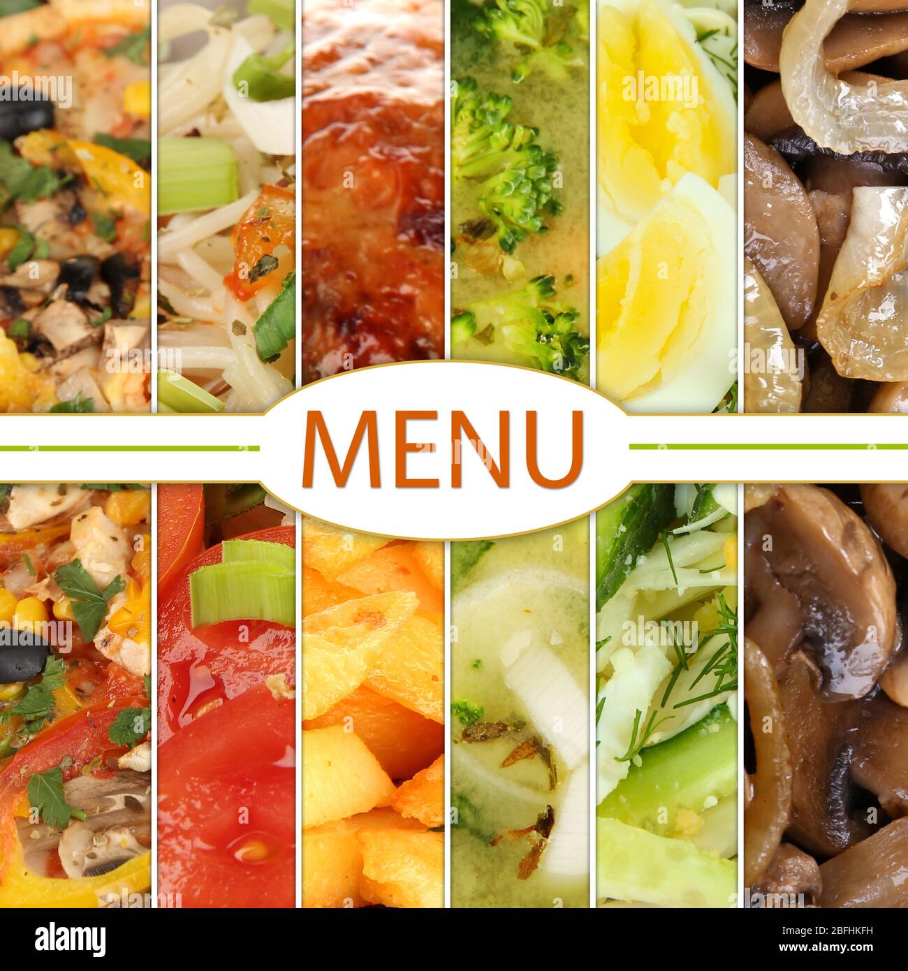 Collage of dishes for restaurant menu Stock Photo - Alamy