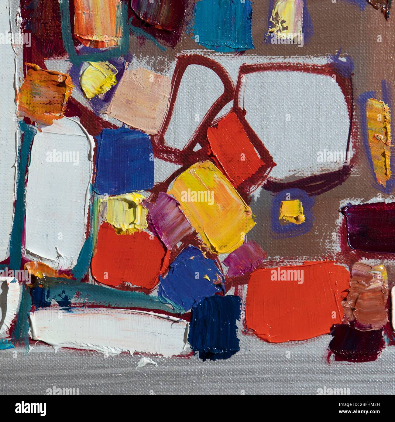 oil painting fragment, abstract illustration Stock Photo - Alamy