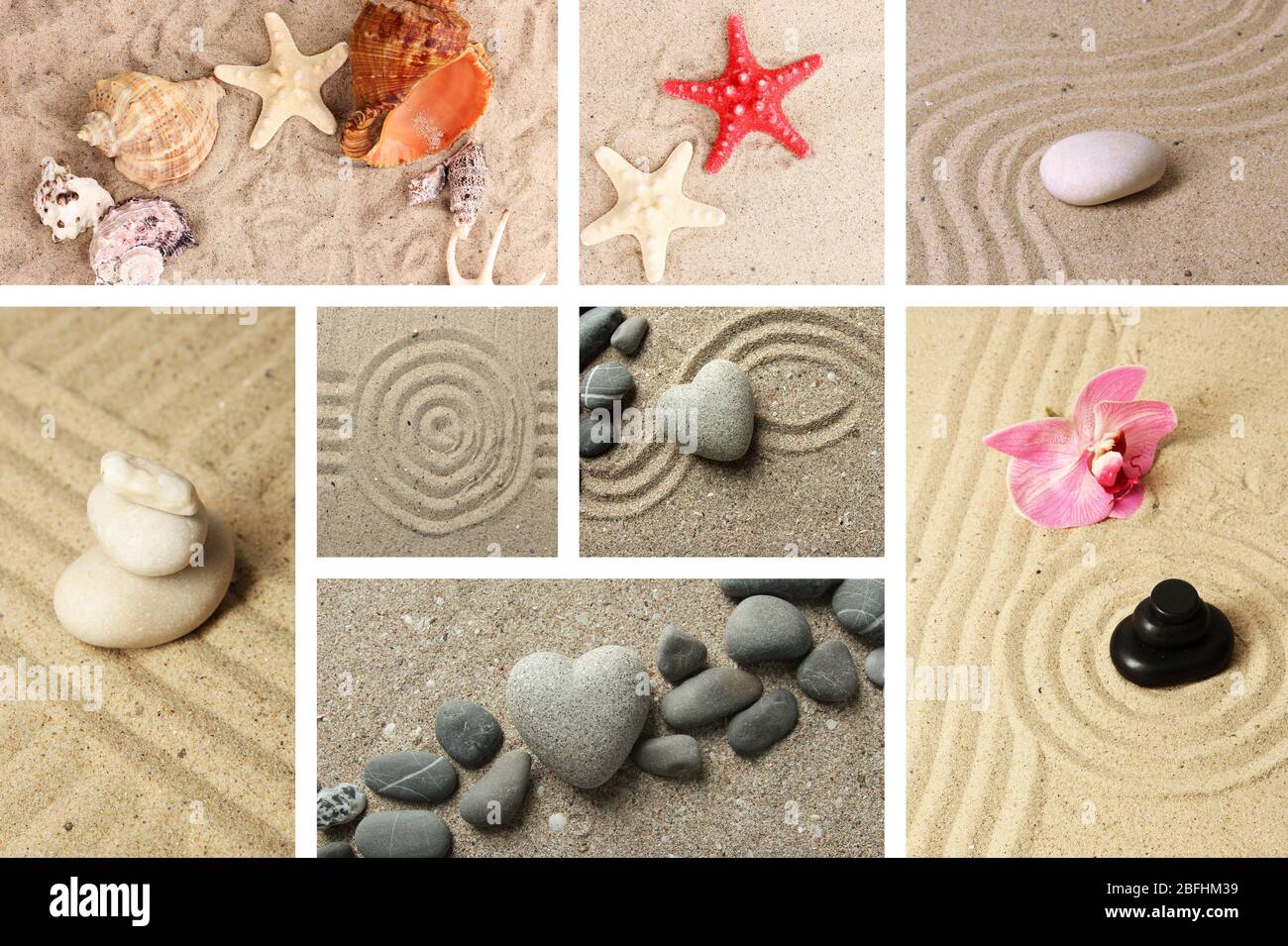 Raked dry stone garden hi-res stock photography and images - Alamy