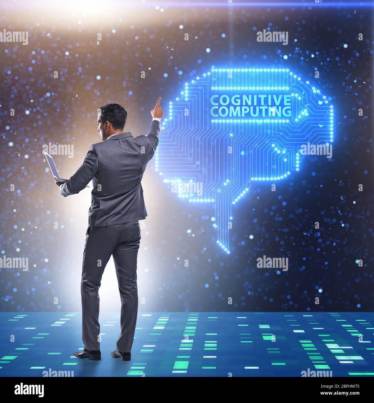 The cognitive computing concept as modern technology Stock Photo - Alamy