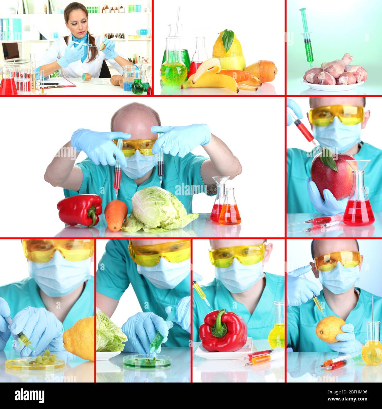 Genetic engineering laboratory. GMO food concept Stock Photo - Alamy