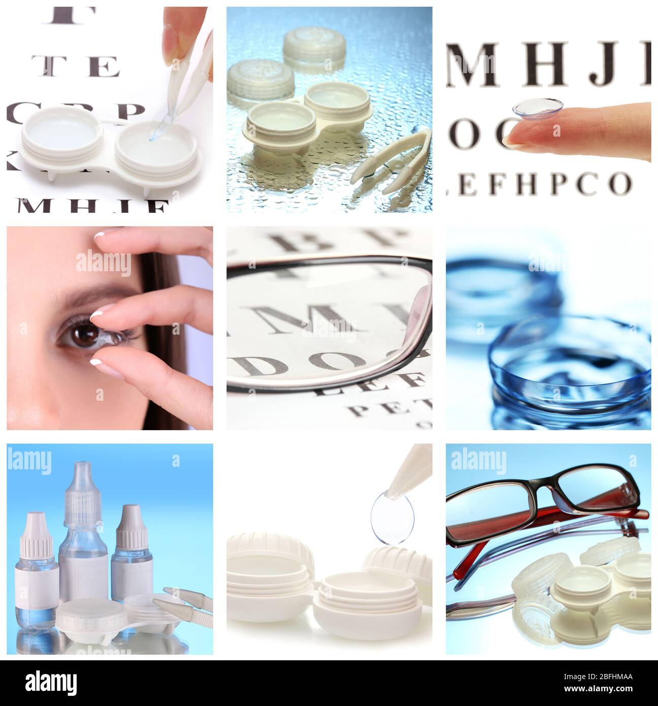 Vision test man eye Cut Out Stock Images & Pictures - Alamy