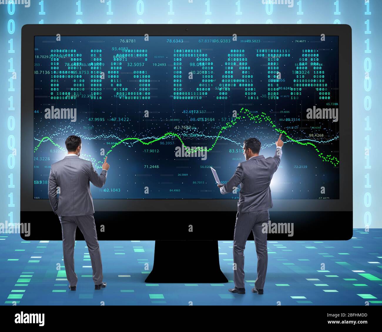 The big data concept with data mining analyst Stock Photo - Alamy