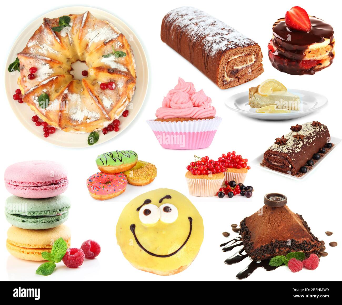 Modern desserts Cut Out Stock Images & Pictures - Alamy
