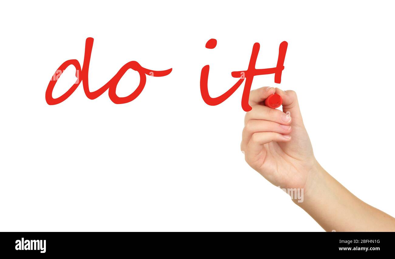 Hand writing on transparent hi-res stock photography and images - Alamy
