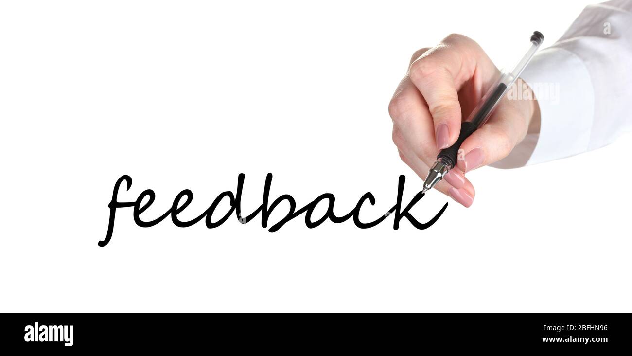Your feedback hand hi-res stock photography and images - Alamy
