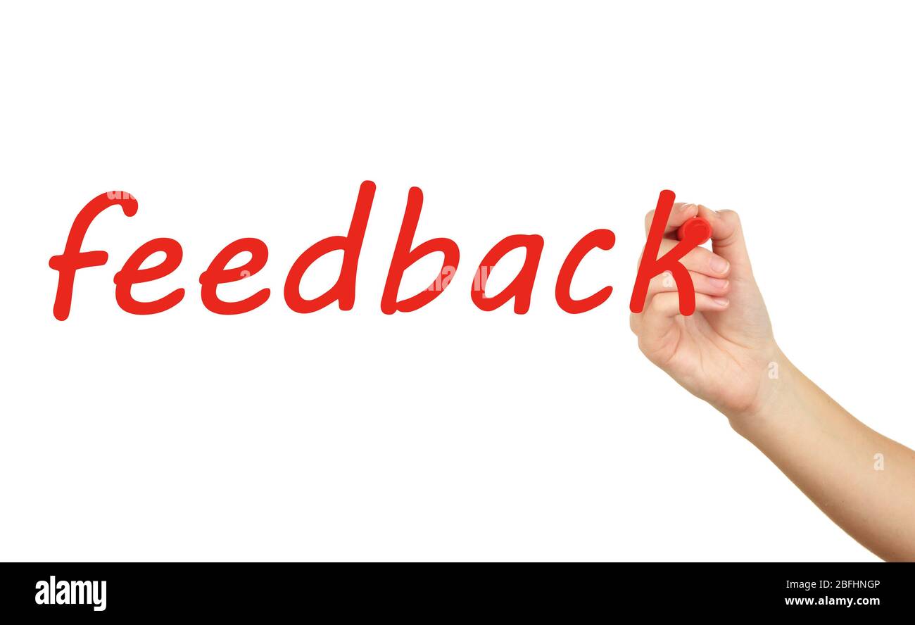 Your feedback hand hi-res stock photography and images - Alamy