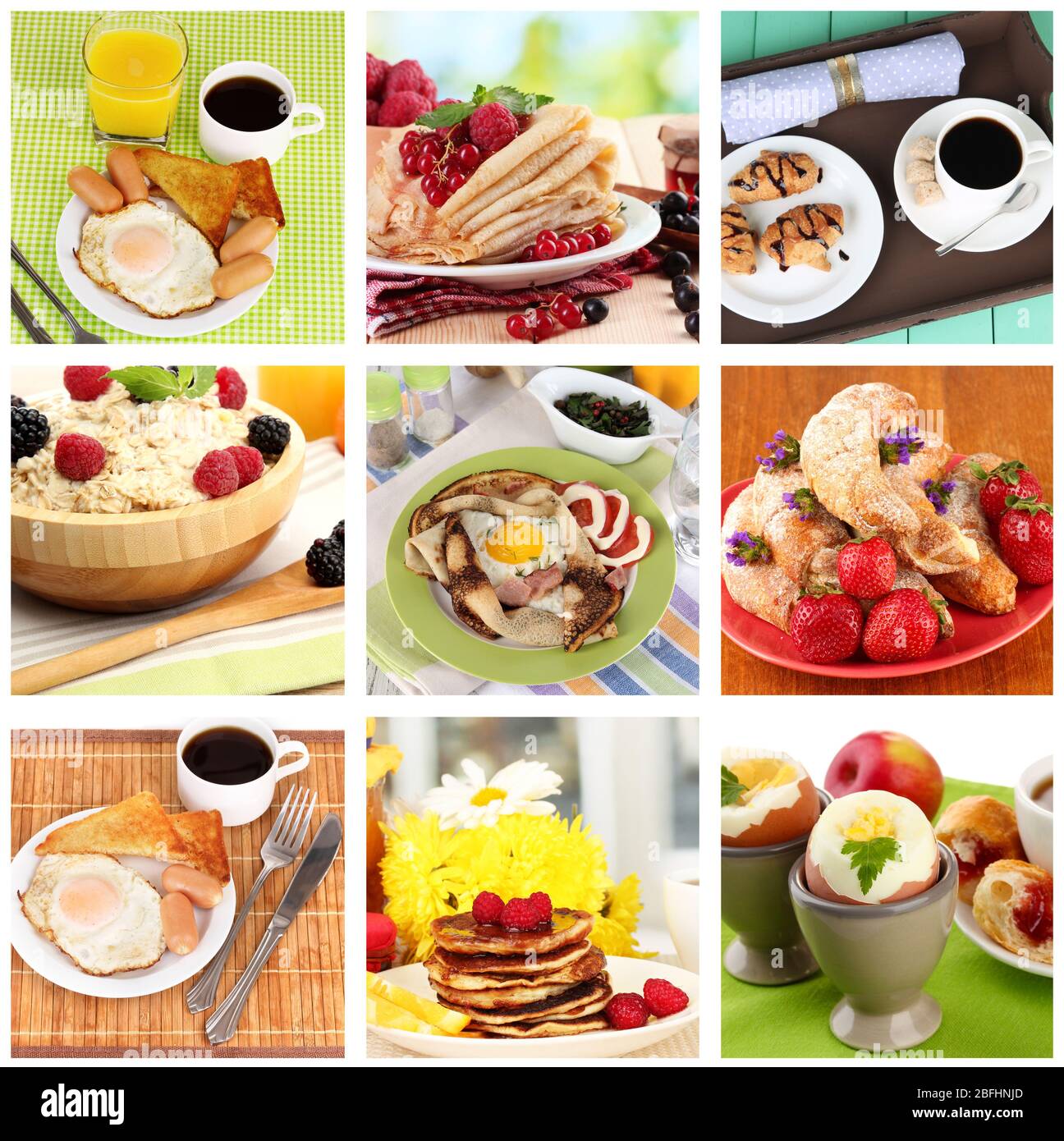 Pastry food breakfast man Cut Out Stock Images & Pictures - Alamy
