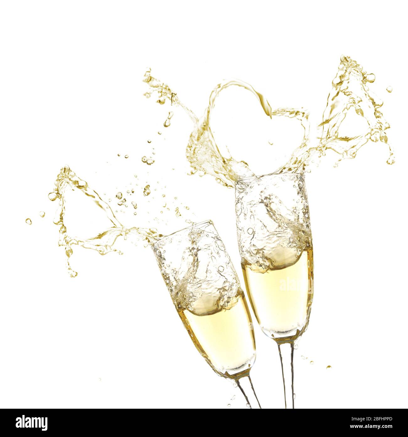 Champagne flow Cut Out Stock Images & Pictures - Alamy