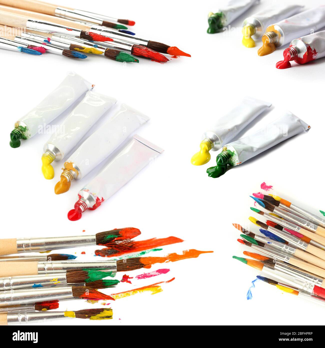 Acrylic painting and collage hi-res stock photography and images - Alamy