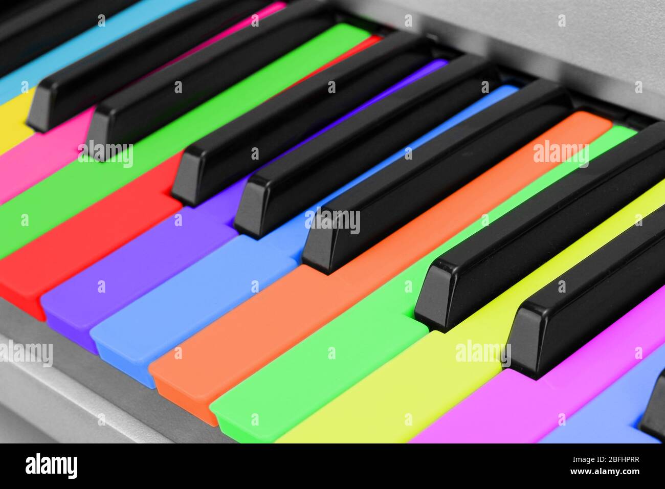 Colorful piano hi-res stock photography and images - Alamy