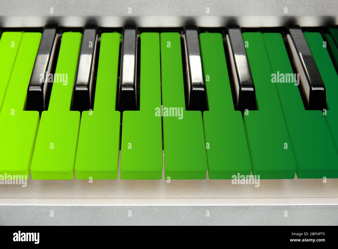 Rainbow piano keyboard hi-res stock photography and images - Alamy
